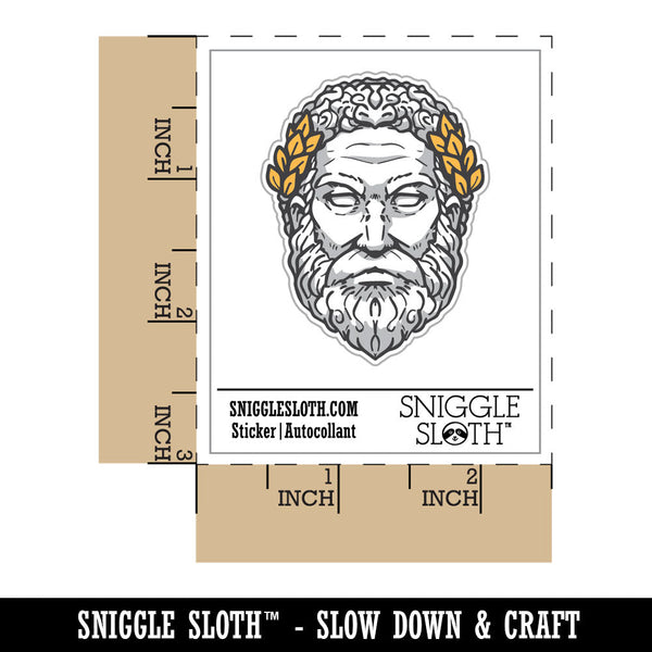 Greek Marble Statue Head Philosopher Zeus – Sniggle Sloth