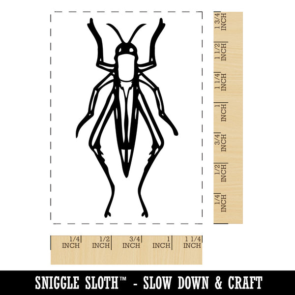 Grasshopper Bug Insect Locust Rectangle Rubber Stamp for Stamping Craf ...