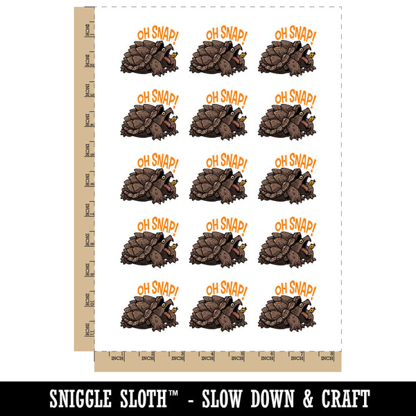 Oh Snap Alligator Snapping Turtle Fish Temporary Tattoo Water Resistan ...