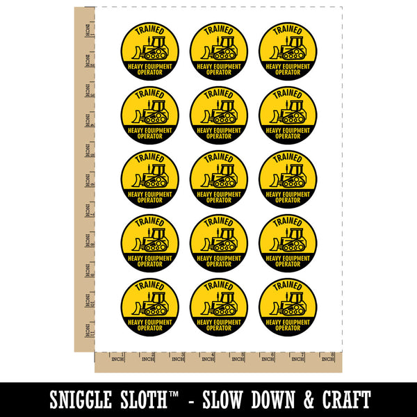 Trained Heavy Equipment Operator Builder Bulldozer Temporary Tattoo Wa ...
