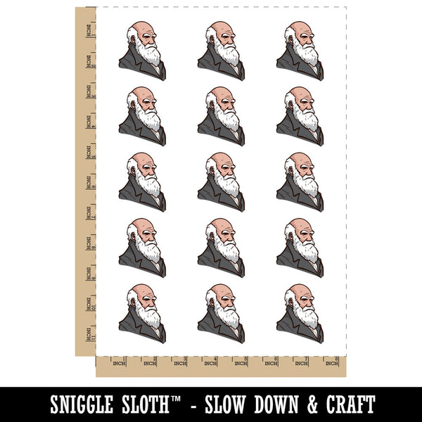 Charles Darwin Evolution Biology Historical Figure Temporary Tattoo Wa ...